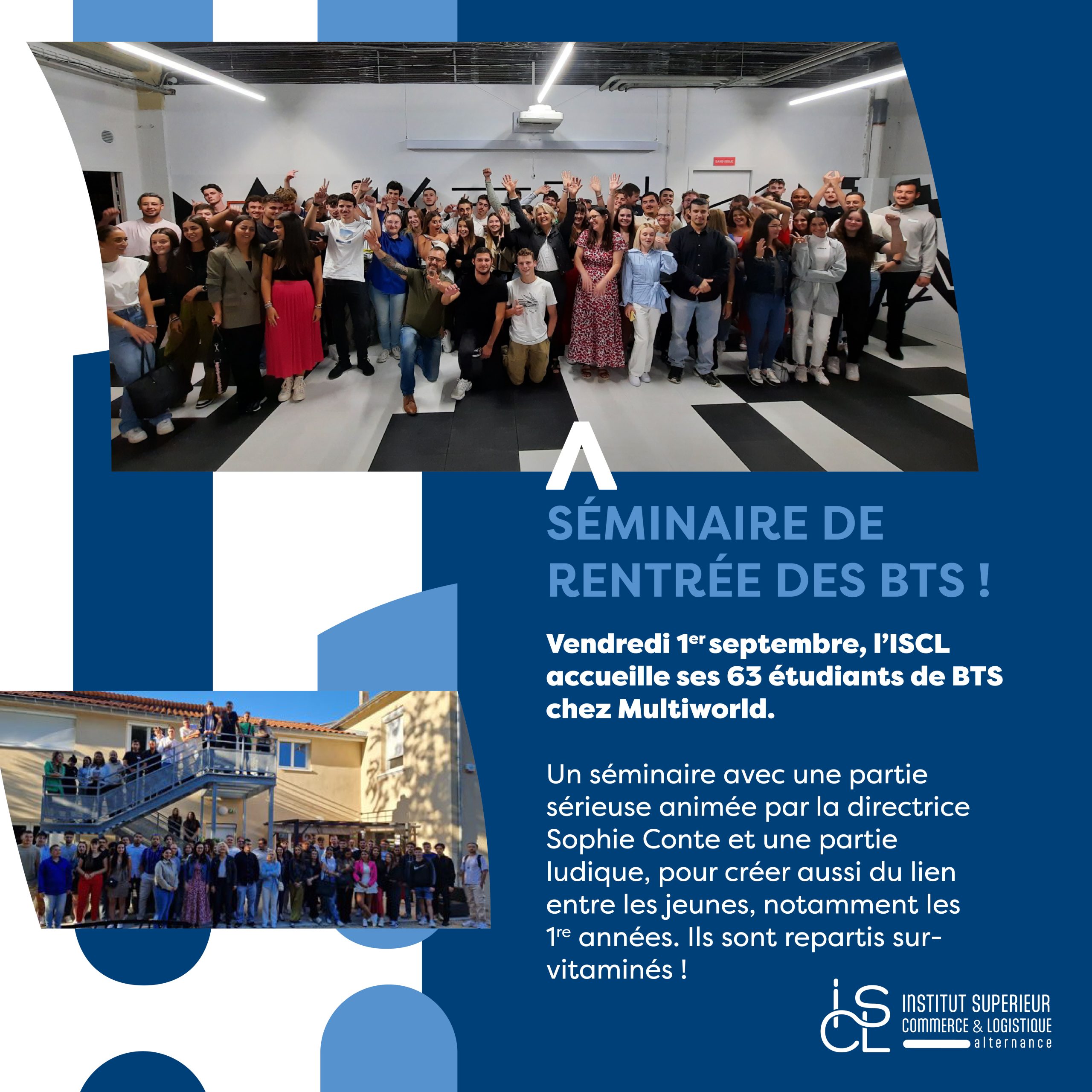 Rentrée en fanfare pour nos étudiants BTS à l'ISCL ! - Institut ...